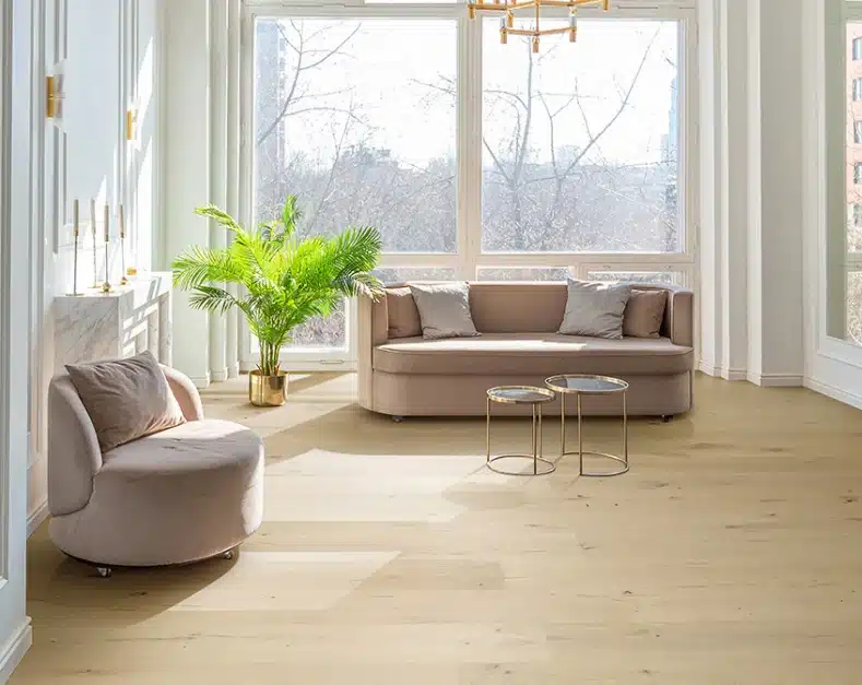 Parket Evergem | samengesteld eiken parket; “Lamett”